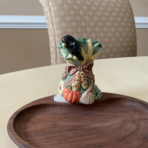 Hand Crafted | Accents | Autumn Harvest Platter Decoration With Black ...